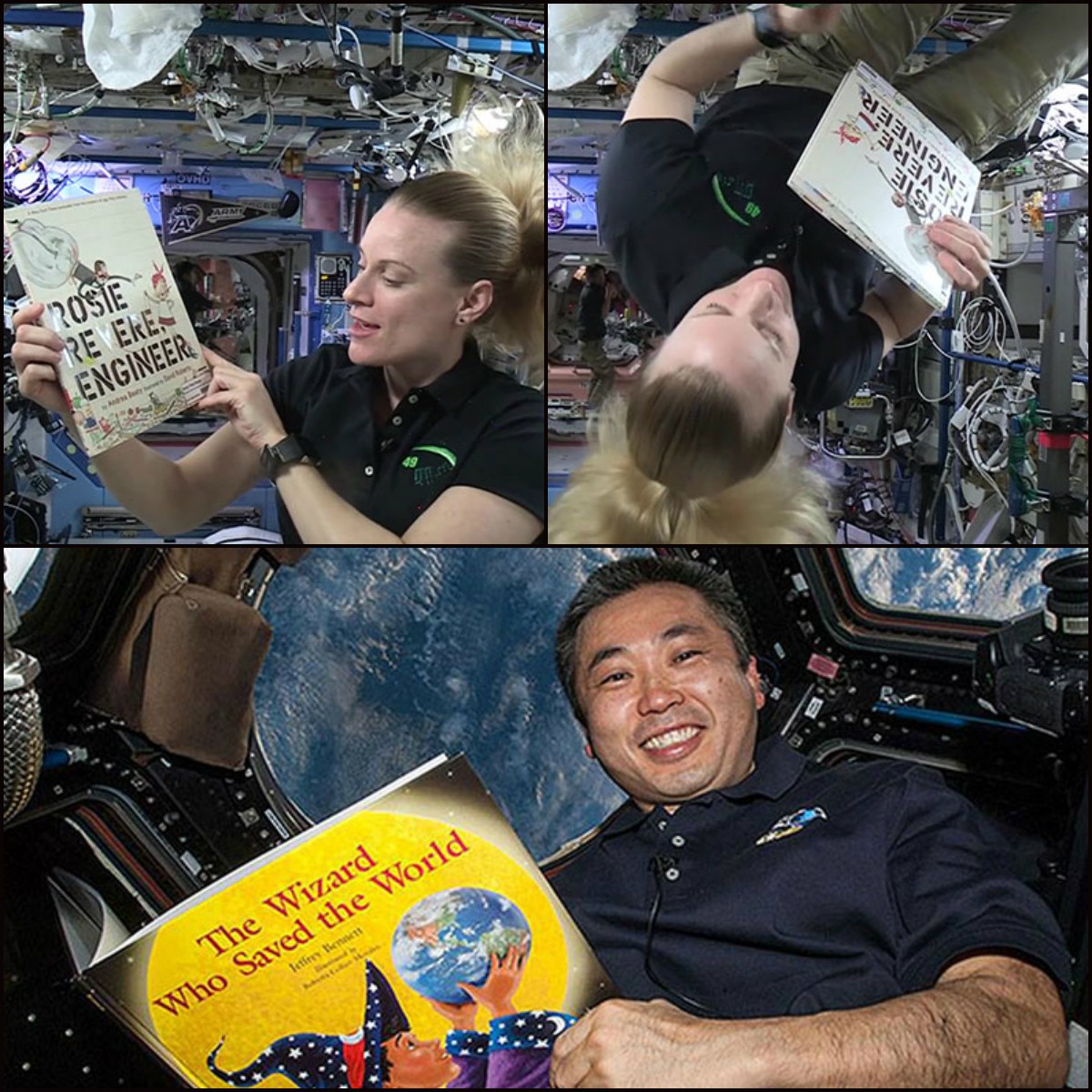 NASA Organizes “Story Time From Space’ Where Astronauts Read Bedtime ...