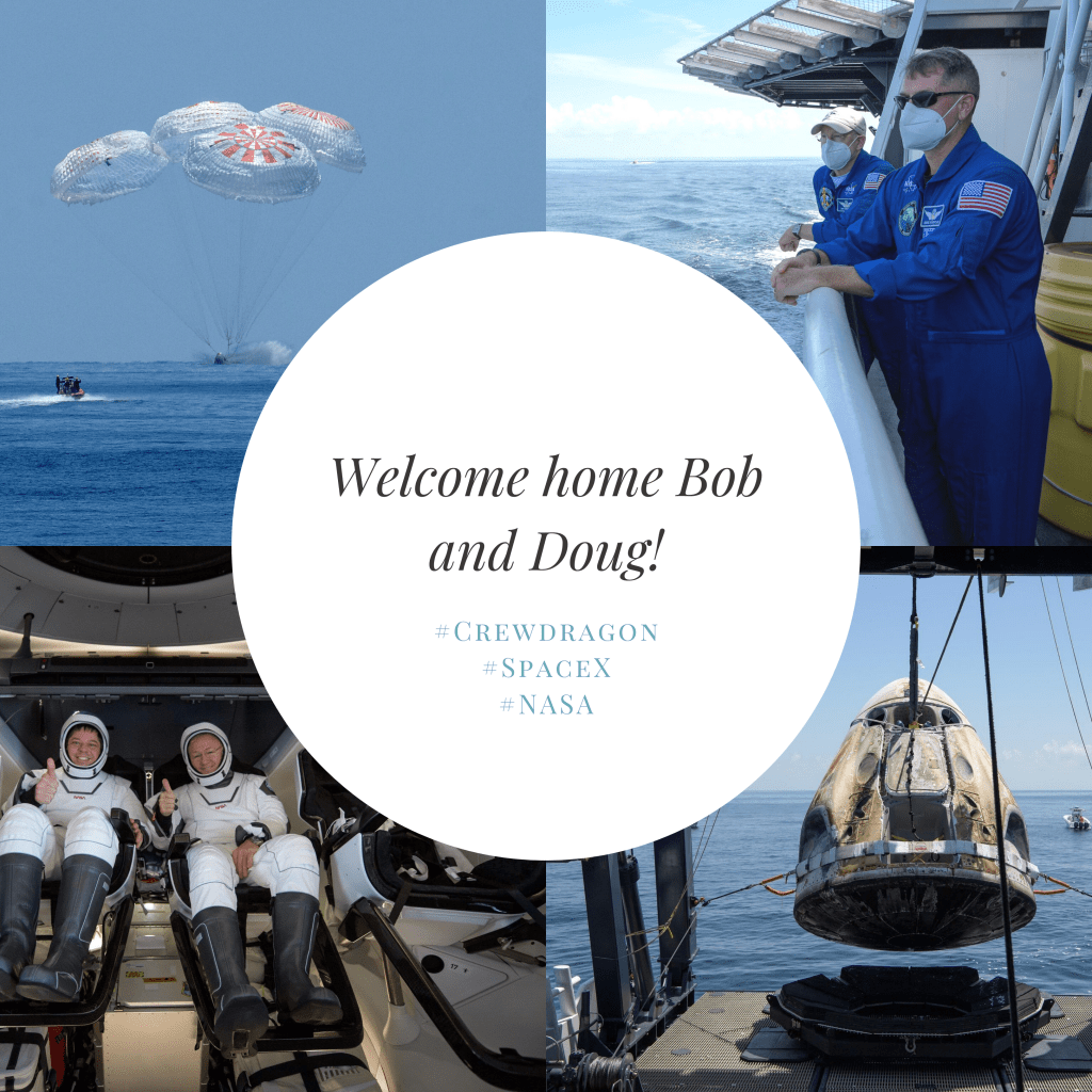 Splashdown! SpaceX And NASA Astronauts Make History - National Space ...